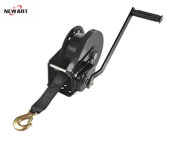 Small Manual Operated Winch For Boat Trailer , 2600lbs Mini Rope Hand ...