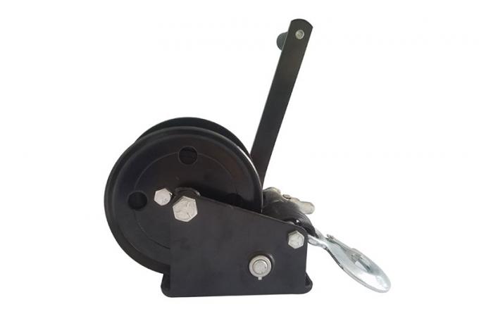 ISO Portable 545kg Trailer Hand Winch With Brake