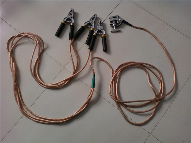 Three phase 25mm Plug Construction Earth Wire Personal Grounding Wire ...