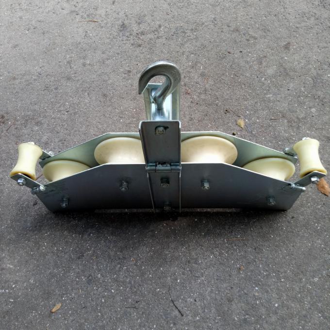 Optical Fiber Cable Pulley Block 10KN OPGW Quadrant Block Combined Type ...