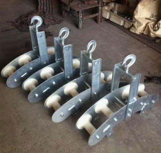 Optical Fiber Cable Pulley Block 10KN OPGW Quadrant Block Combined Type ...