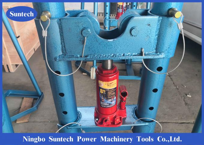 10T Hydraulic Pulling Electrical Cable Drum Roller Stand With Wheels