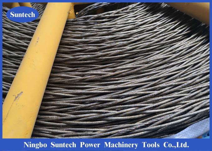 Transmission Line Anti Twisting Braided Galvanised Conductor Steel ...