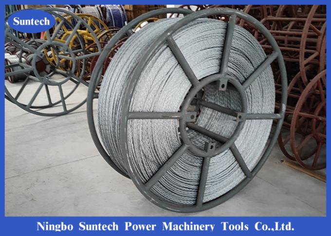 Transmission Line Anti Twisting Braided Galvanised Conductor Steel ...