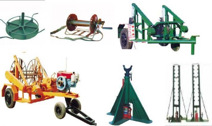 80KN Hydraulic Wire Reel Trailer For Underground Cable Installation