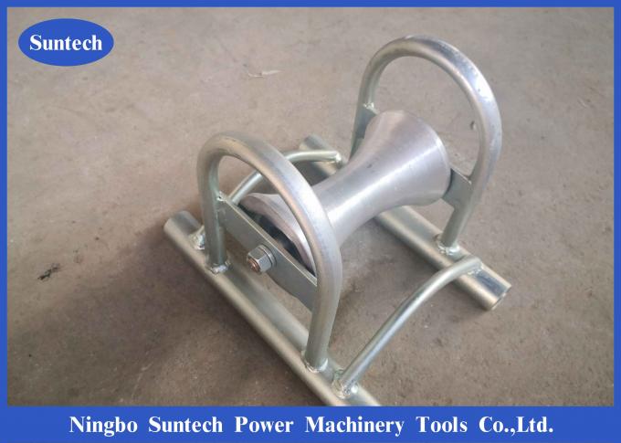 Shock Resistant Underground Cable Pulling Roller With Nylon Aluminum Sheave