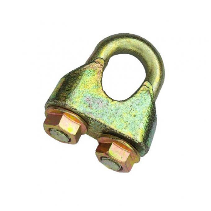 Power Line Carbon Steel Preformed Adjustable Wire Rope Clip Clamp ISO9001