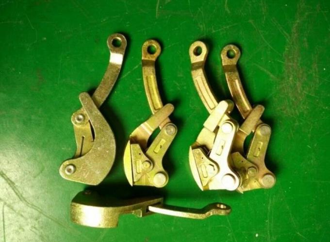10KN Single Cam Wire Cable Clamp / Earth Wire Gripper Tool For Steel Strand