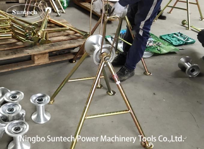 Underground Cable Ground Roller Steel Pipe Elevated Pulling Tools