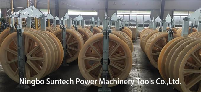 Bundled Aluminum Conductor Pulley Block For 220KV Transmission Line