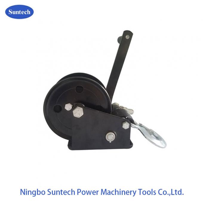 ISO Portable 545kg Trailer Hand Winch With Brake