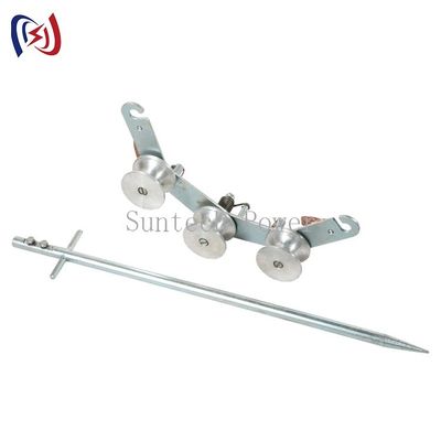 Aluminum Sheave Hook Grounding Block Conductor Stringing Block