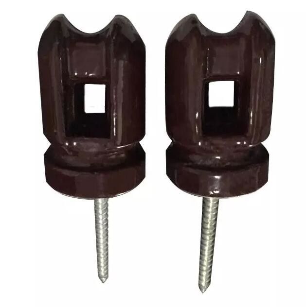 Transmission Line Screw Electrical Ceramic Insulators Low Voltage