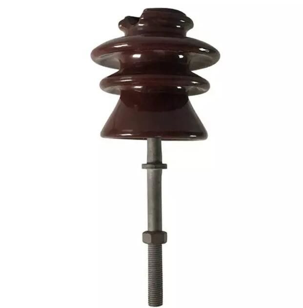 Glazed Pin High Voltage Porcelain Insulators 11KV P - 11 - Y