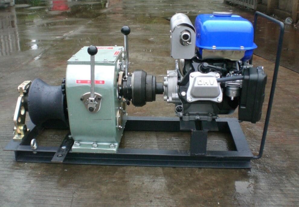 Shaft Driven Cable Winch Puller 30KN Fast Speed For Line Construciton