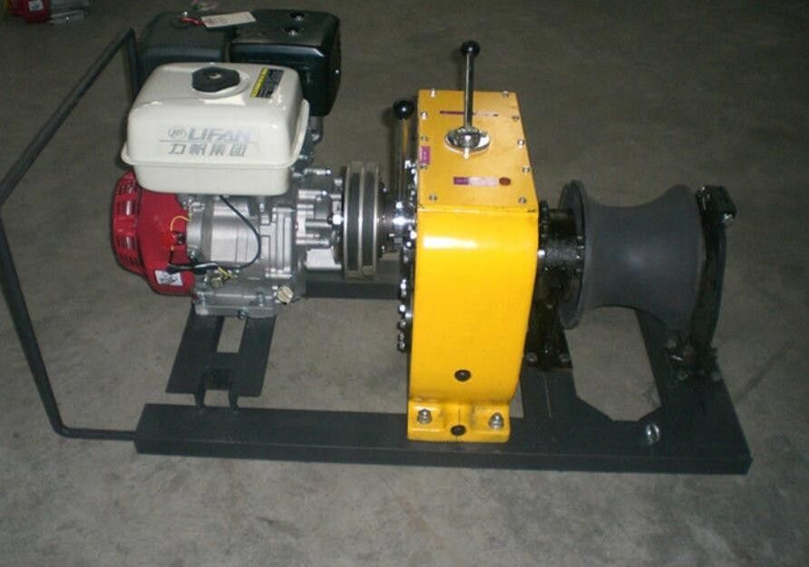 8 Ton HONDA / YAMAHA Petrol Engine Cable Winch for Pulling Hoisting in ...
