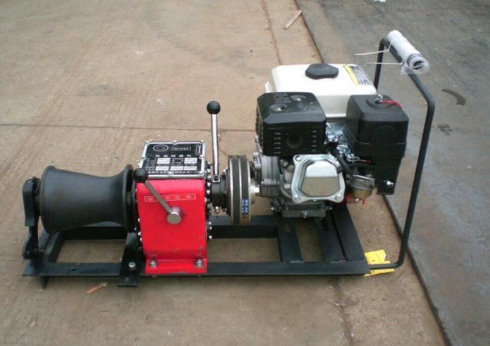 Diesel Engine 5 Ton Winch Electrical Power Line Construction High Speed ...