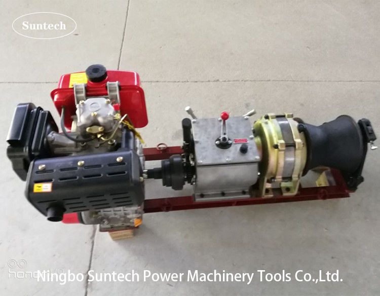 Power Construction Diesel Powered Winch Cable Pulling Engine Powered Winch