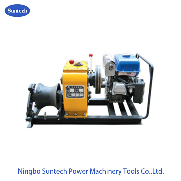 7.5m/Min 50KN Drum Traction Cable Winch Puller