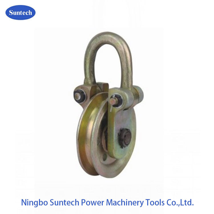 Overhead Line Round Hoisting Point Chain Conductor Stringing Blocks