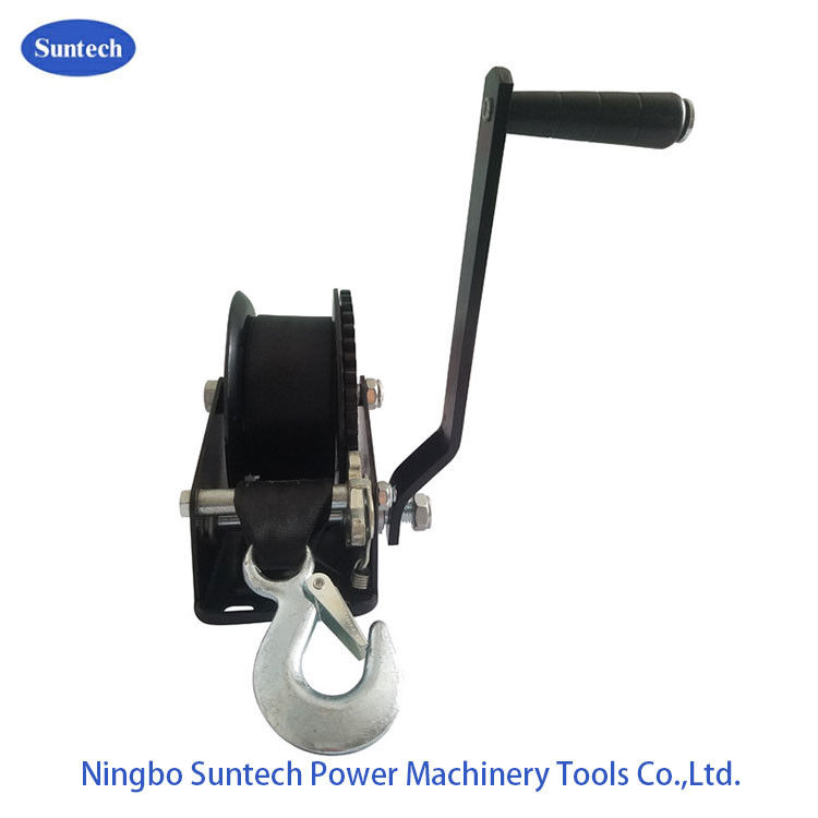ISO Portable 545kg Trailer Hand Winch With Brake
