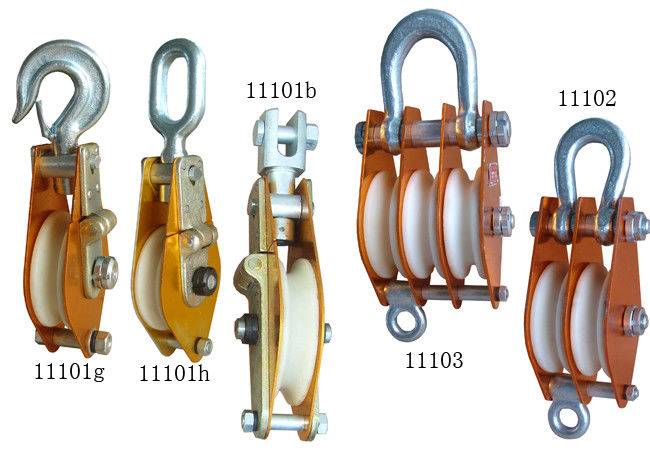 MC Nylon Sheave 100KN Conductor Stringing Blocks