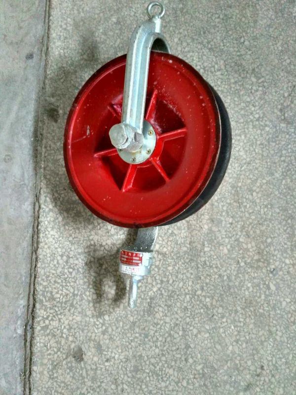 Overhead Line Round Belt Hold Down Wire Cable Pulley Stringing Block