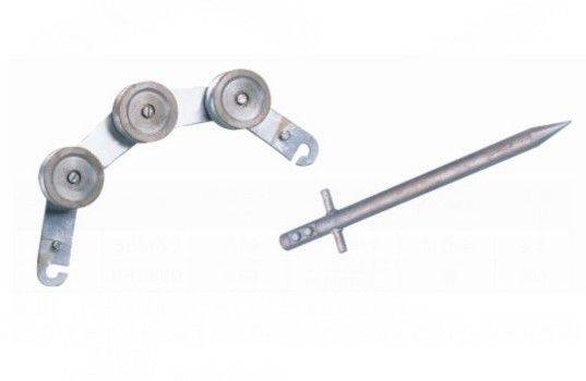 SHL75D Hook Ground Block Cable Pulling Pulley For Conductor / Steel ...