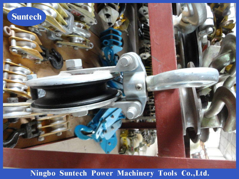 Round Cable Chain Hoisting Point Block Stringing Blocks For Overhead Line