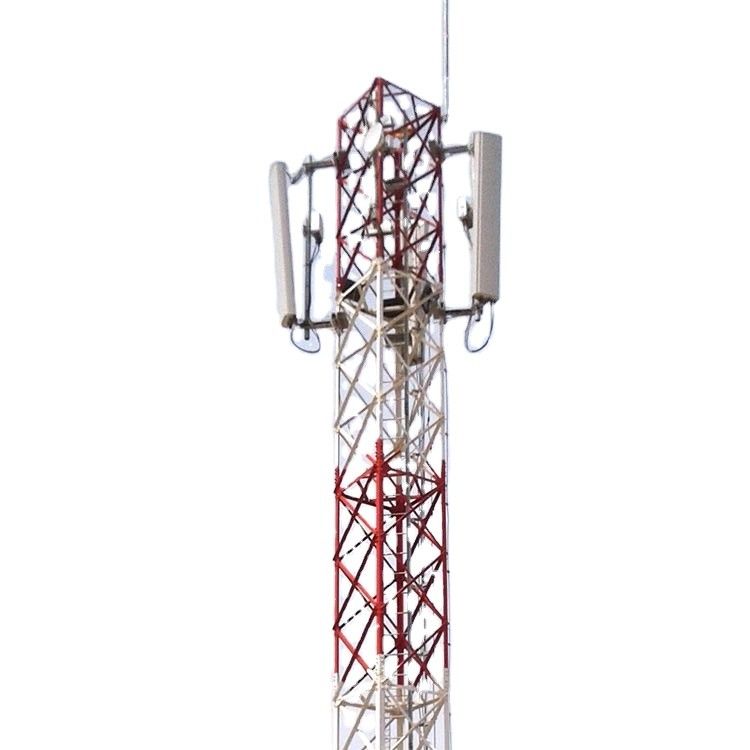 Aviation Light Telecommunication Steel Tower High Rooftop