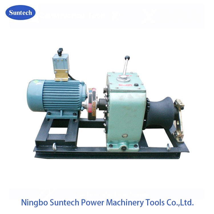 Small Light Cable Winch Puller Wire Rope Pulling Winch 2.2KW Electrical ...