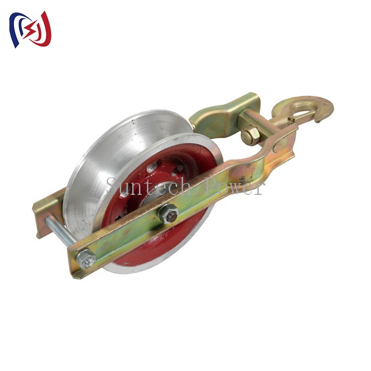 Casting Steel Wheel Sheave Hook Type Lifting Block Hoisting Tackle ...