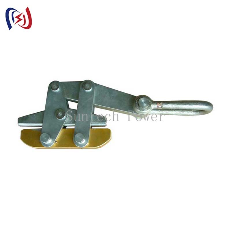 Anti Twist Steel Rope Conductor Gripper Cable Pulling Clamp Stringing Of Transmission Line