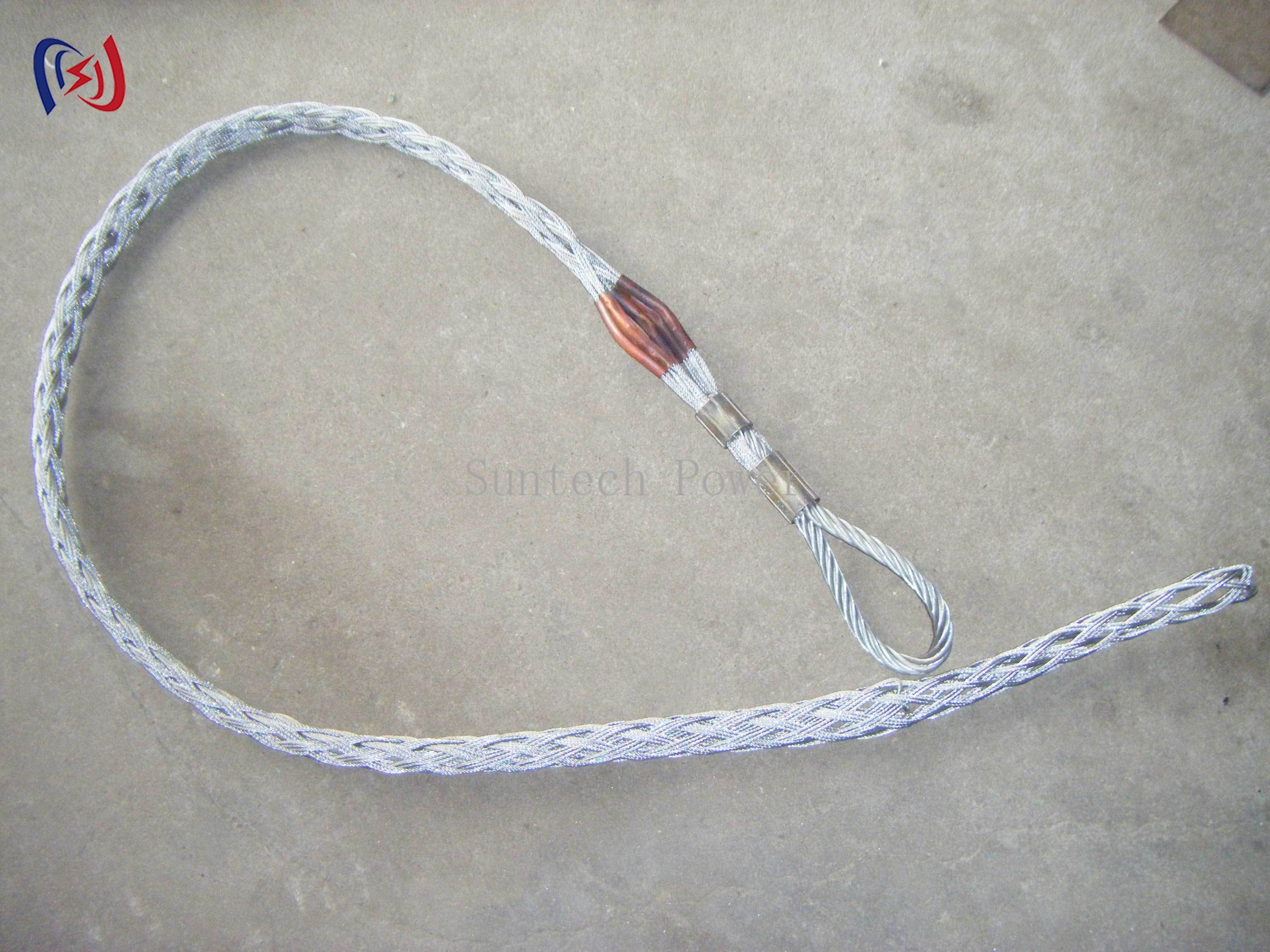 Flexible High Strength Mesh Sock Joints for Power Lines