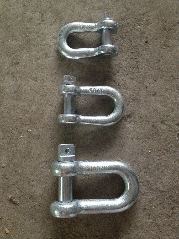 Steel Pilot Wire High Strength Galvanized Shackle For Construction ...